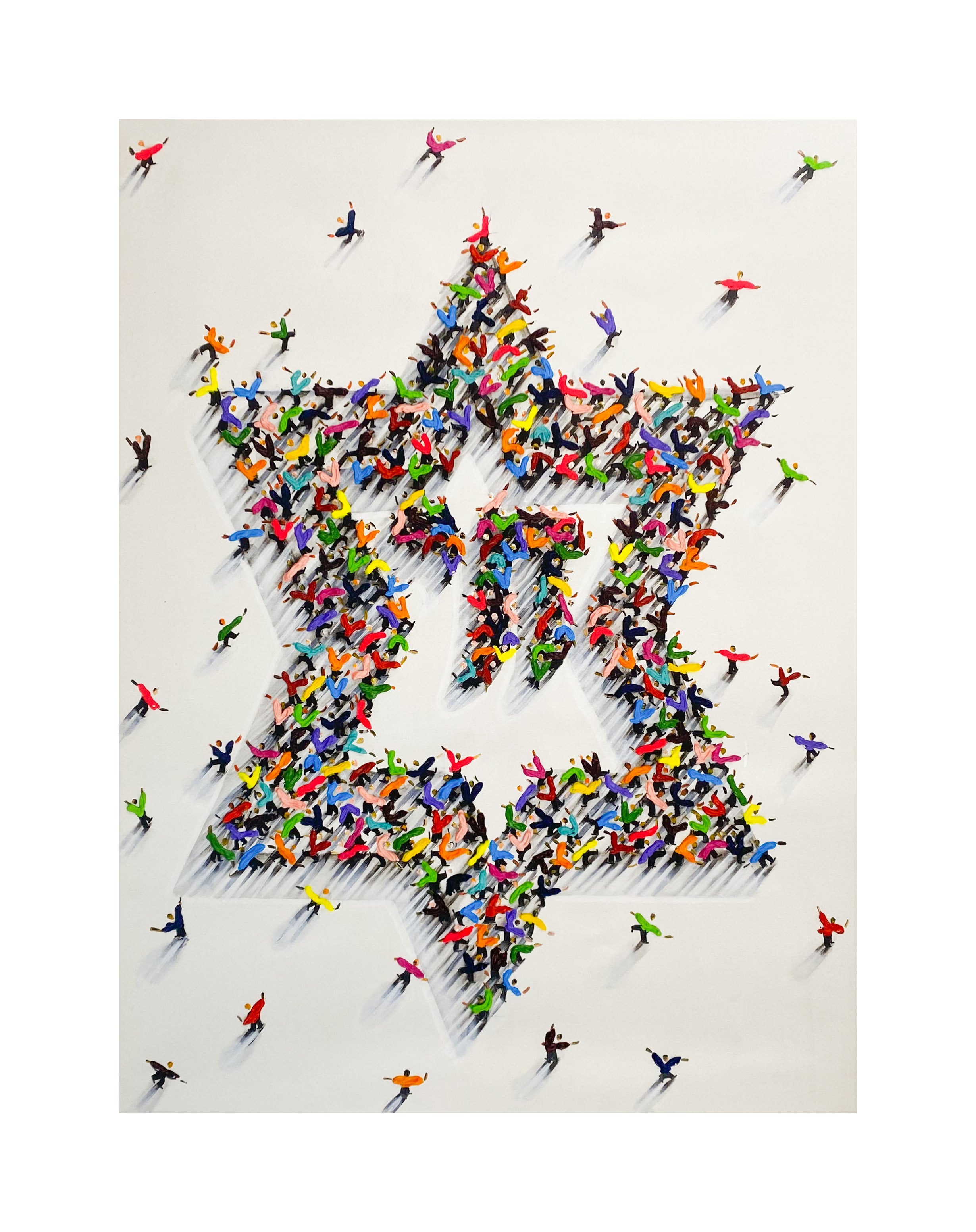 Star of David - Signed Canvas Giclée Print by Hulbert Waldroup – The ...